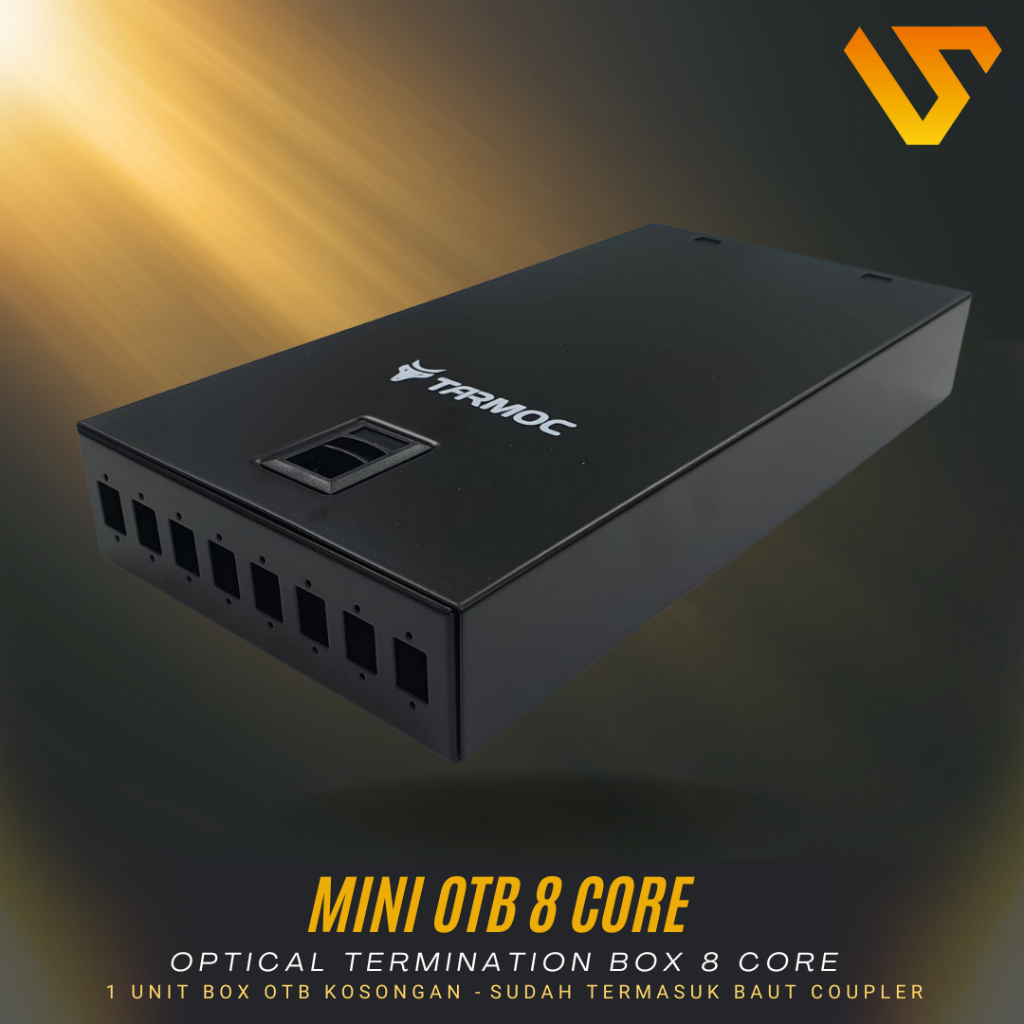 Jual Tarmoc Fiber Optic mini OTB 8 Core SC | Roset FO Besi 8C Kosongan ...