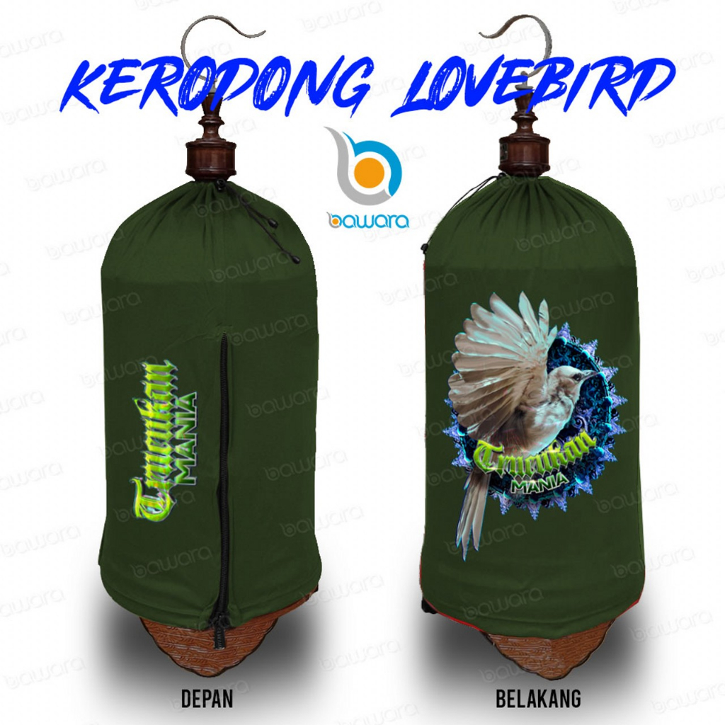 Jual Kerodong Krodong Lovebird Sangkar Kandang Burung Love bird Gambar ...