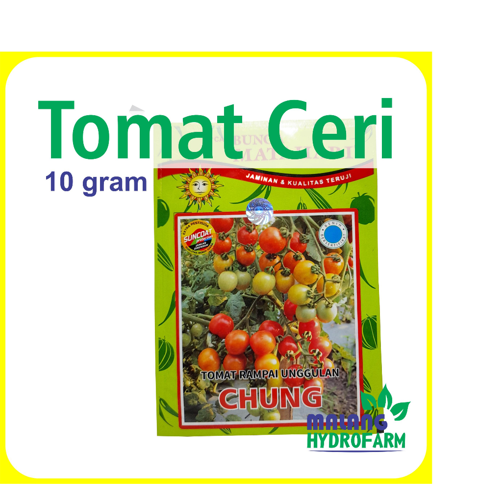 Jual Benih Tomat Ceri Chung 10 gram Cap Bunga Matahari dataran rendah ...