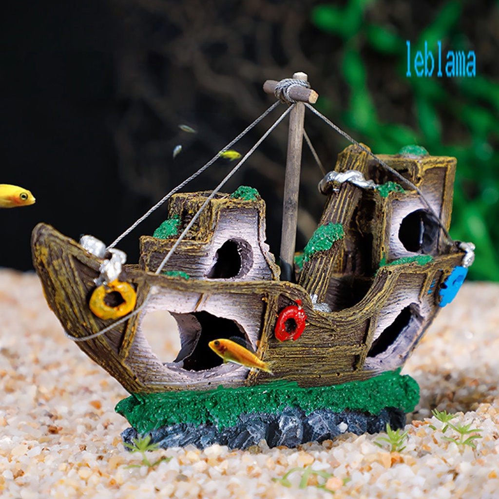 Jual Ornamen aquarium kapal perompak, hiasan aquarium kapal perompak ...