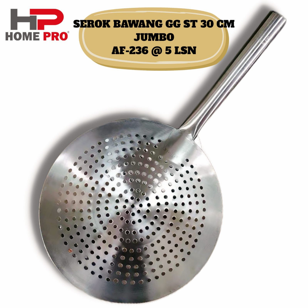 Jual Serok Bawang Stainless Steel Jumbo 30cm | Shopee Indonesia