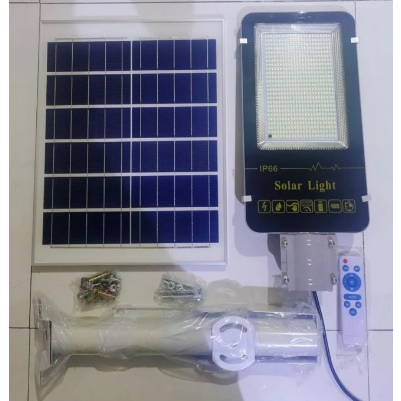 Jual BOSSE LAMPU PJU / KAP JALAN LED 400W PUTIH + SOLARCELL BE-6606 ...