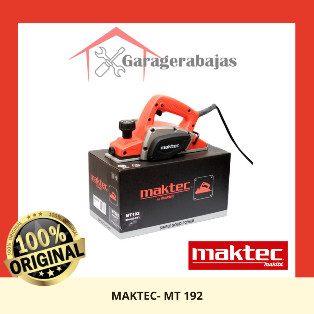 Jual MAKTEC MT192 - MAKTEC MT 192 - MESIN PLANER MESIN SERUT / KETAM ...