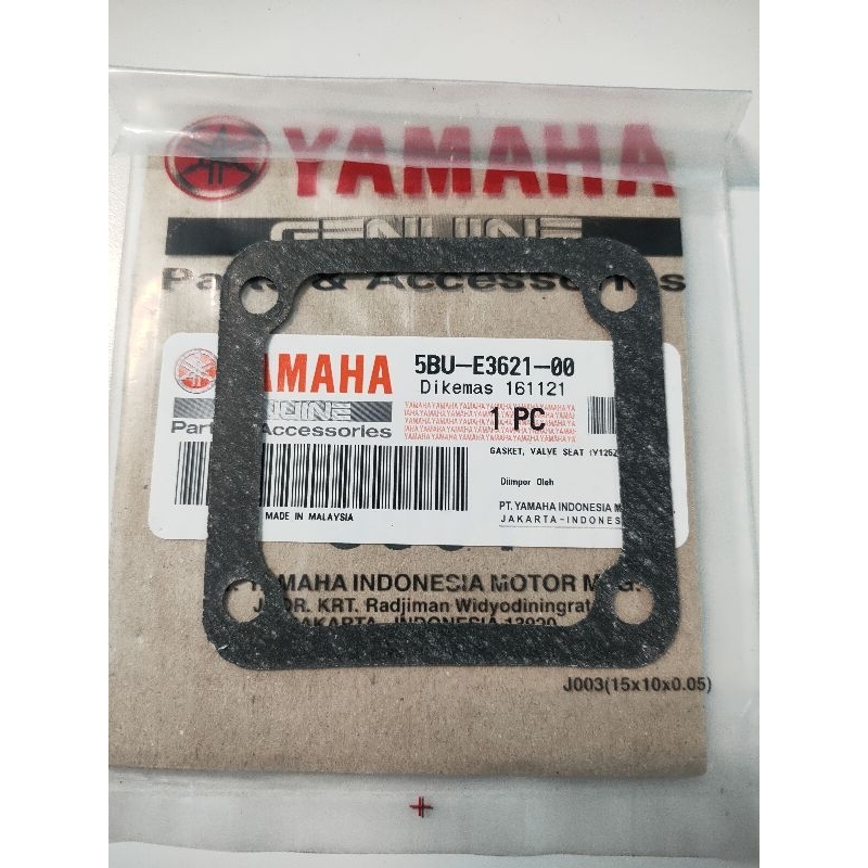 Jual Paking gasket membran valve seat 125Z Original Asli Yamaha 5BU ...