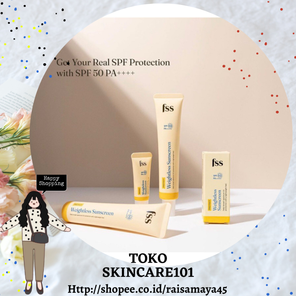 Jual For Skin's Sake FSS Weightless Sunscreen SPF 50 PA ++++(EXP NOV 24) | Shopee Indonesia