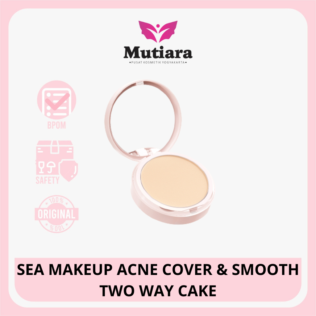Jual SEA MAKEUP ACNE COVER & SMOOTH TWO WAY CAKE | Shopee Indonesia