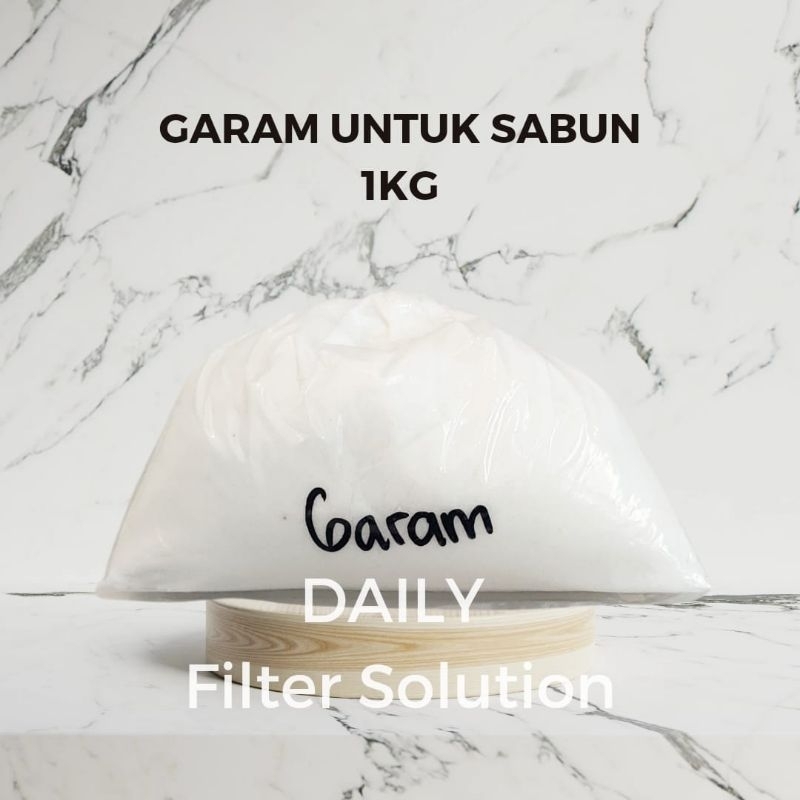 Jual Garam Halus 1 kg ( Untuk Sabun ) | Shopee Indonesia