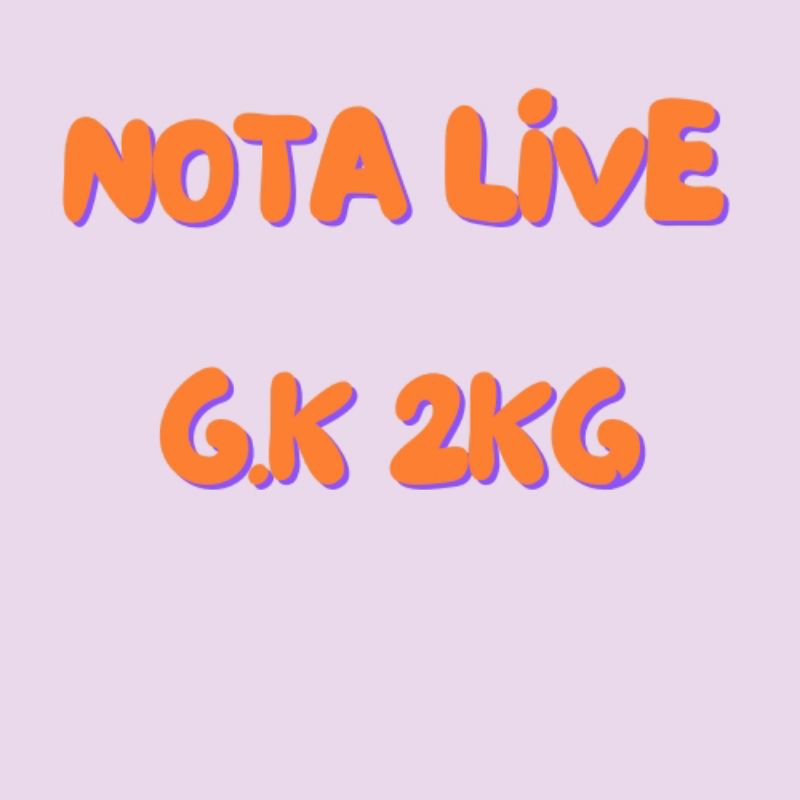 Jual Nota Live G.K 2kg | Shopee Indonesia