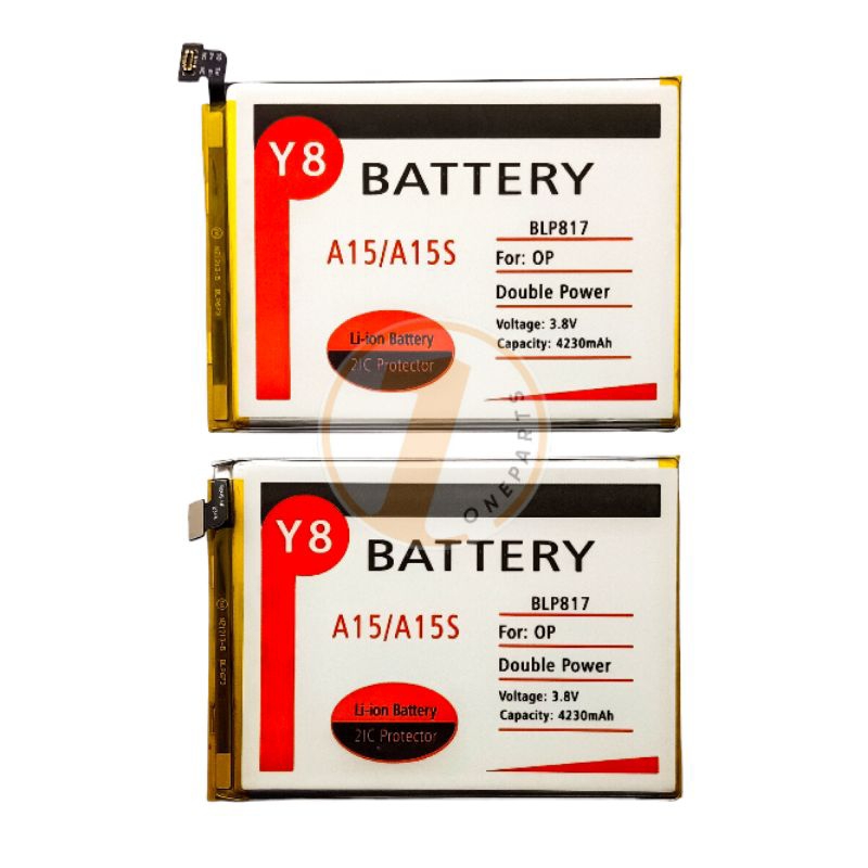 Jual BATTERY BATRE BATERAI OPPO A15 BLP817 Y8 DOUBLE POWER | Shopee ...