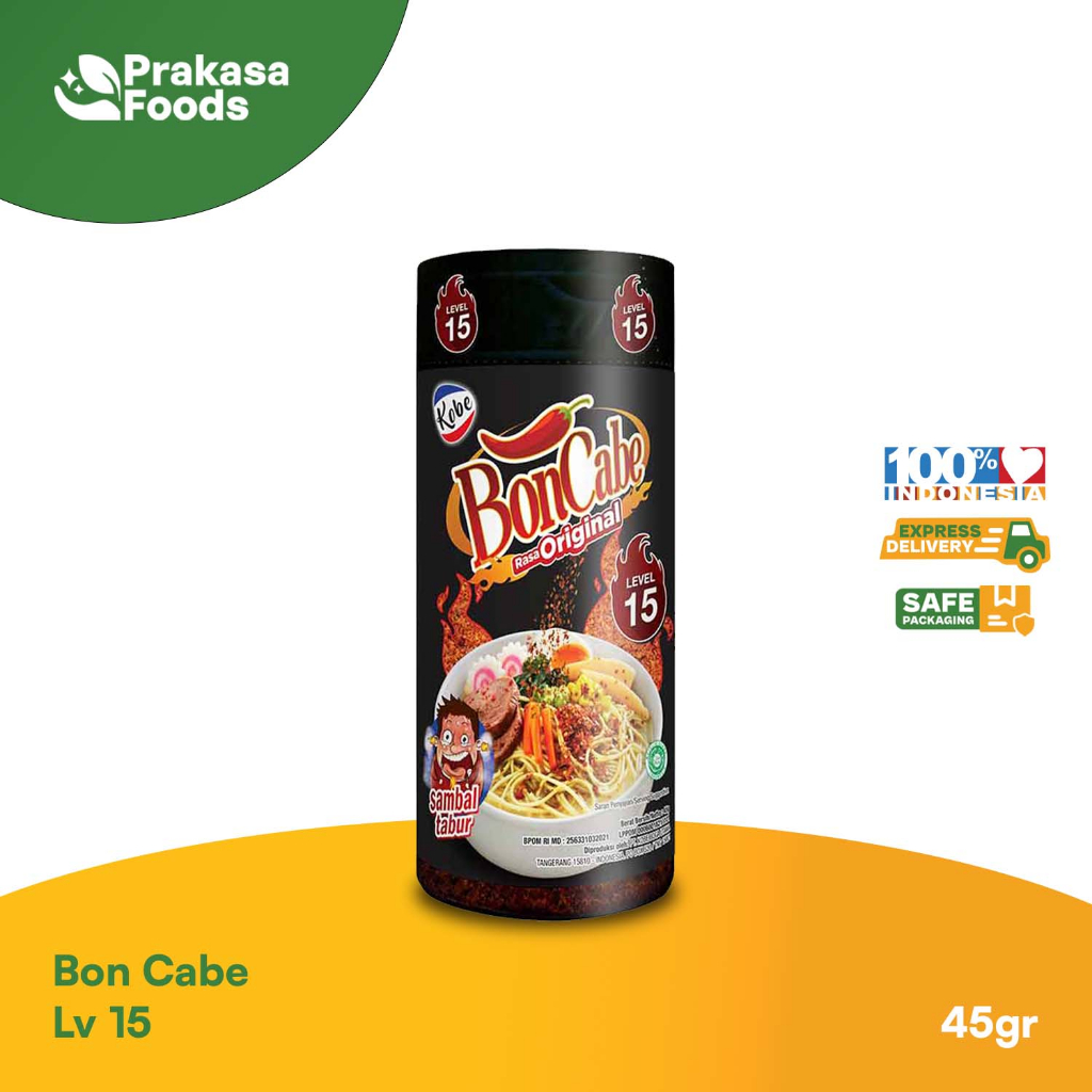 Jual Bon Cabe Original Level 15 45gr | Shopee Indonesia