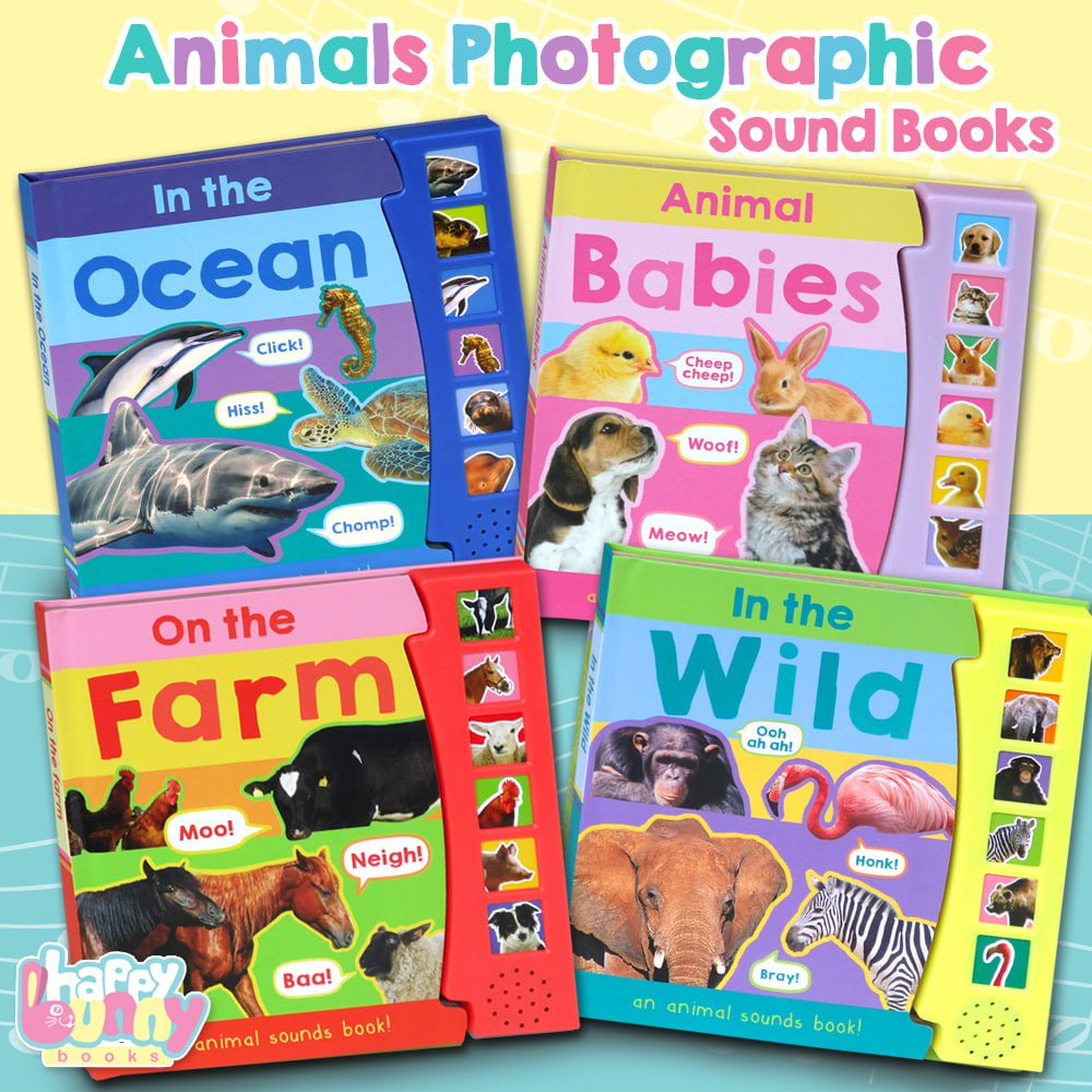 Jual [NPP] Ocean / Farm / Animal Babies / Wild - Animal Sound Board ...
