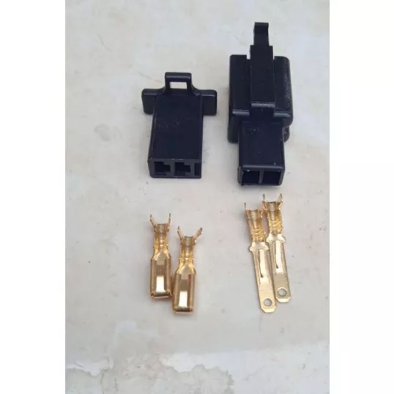 Jual SOKET 2 PIN KECIL HITAM | Shopee Indonesia