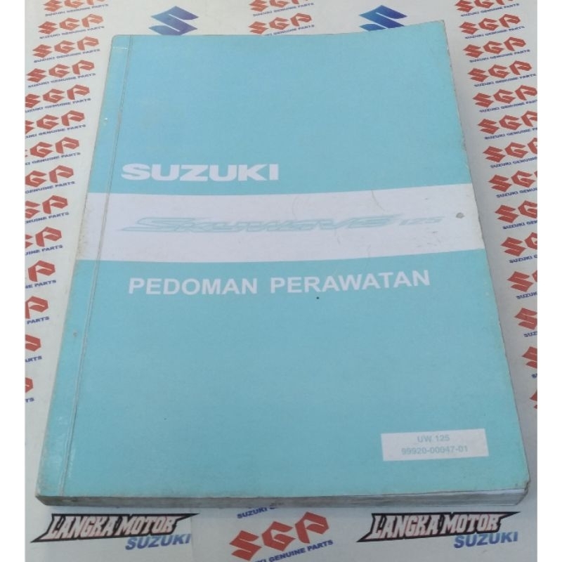 Jual Skywave ORI SGP Buku mekanik Manual service Perawatan dan Perbaikan Suzuki SKYWAVE | Shopee ...