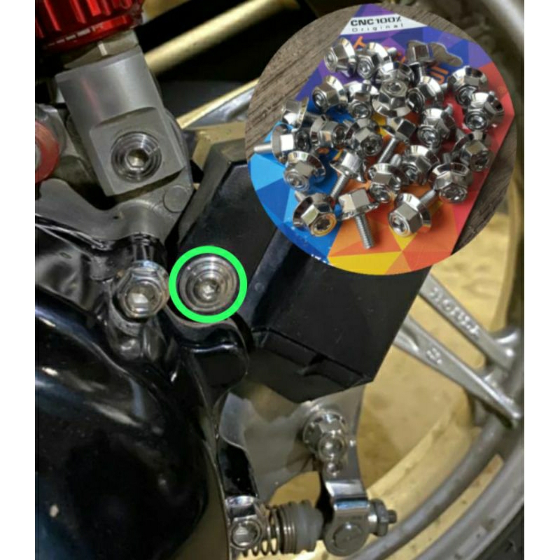 Jual Baut sensor spidometer Honda beat scoopy vario genio stainless ...