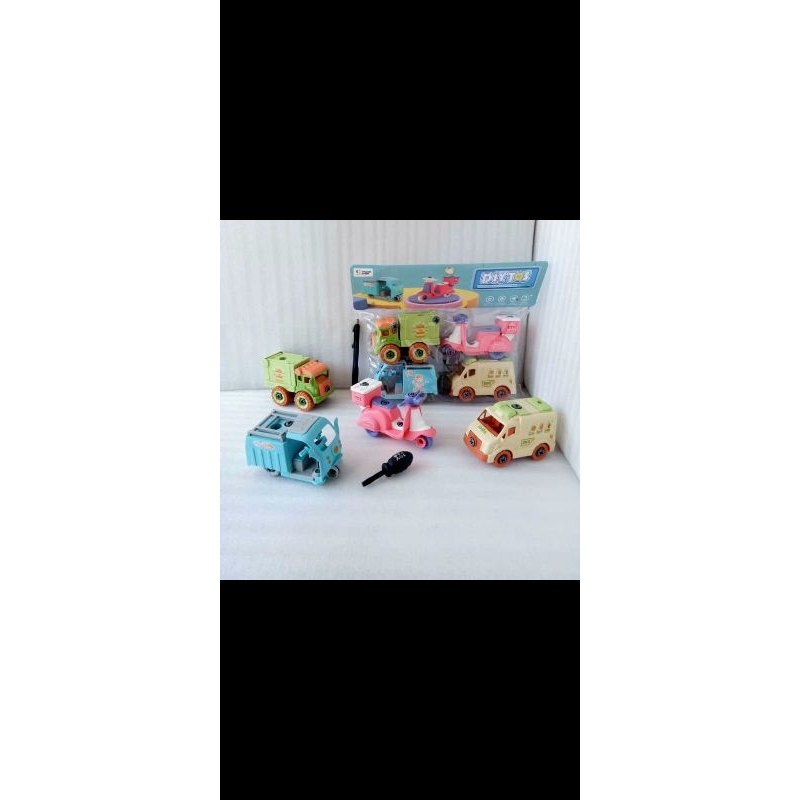 Jual mainan anak anak laki laki diy bisa bongkar pasang. edukasi mainan ...