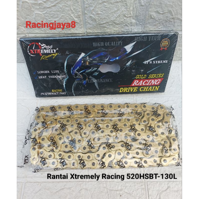 Jual Rantai motor Xtreme Racing 520HSBT - 130L Gold | Shopee Indonesia