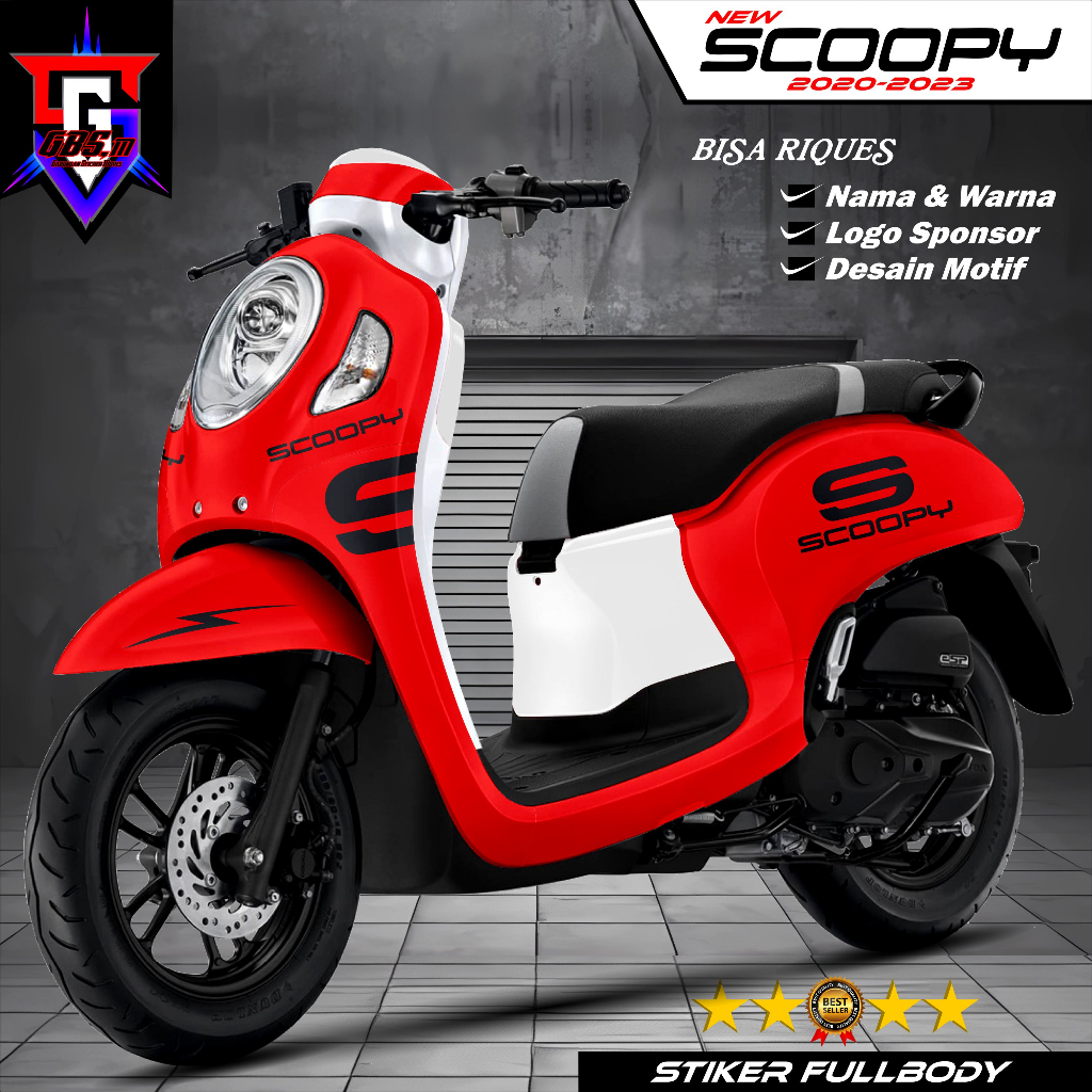 Jual decal stiker fullbody scoopy stiker motor scoopy fullbody 2020 ...