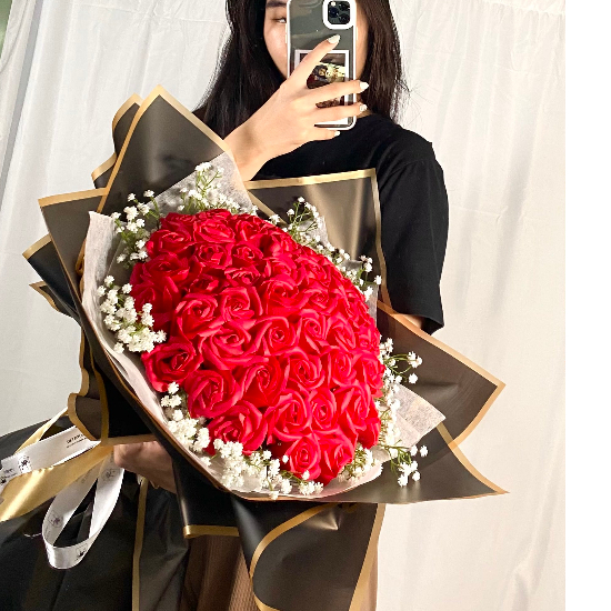 Jual MEGA ROSE SOAP BOUQUET - Buket Bunga Mawar Sabun 50 Tangkai Large ...