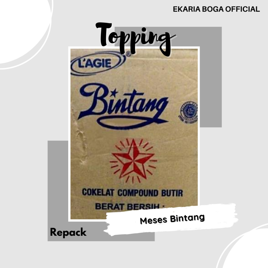 Jual TOPPING | MESES | MEISES | MESIS | MISIS | COKLAT | BINTANG ...