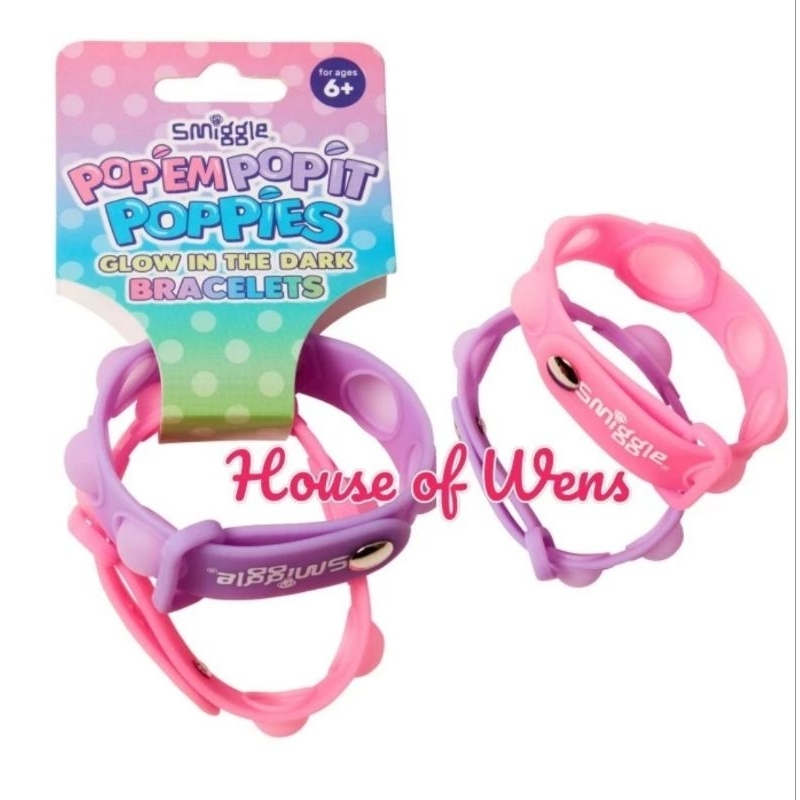 Jual Popem Popit Poppies Glow in The Dark Bracelet-Gelang Anak Menyala ...