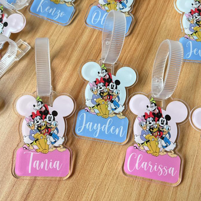 Jual Custom Bag Tag Akrilik / Luggage Tag / Gantungan Koper / Gantungan ...