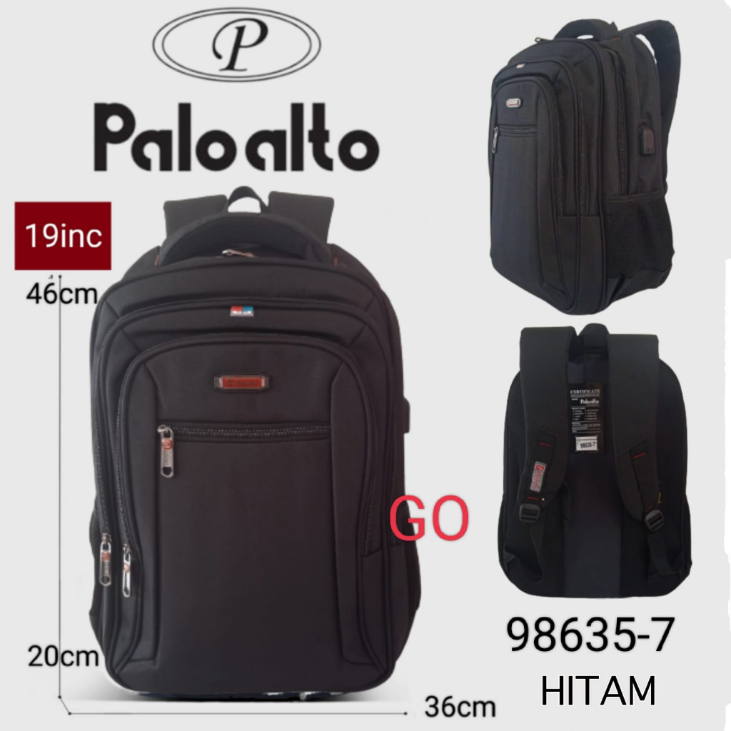 Jual gopro Tas Sekolah Pria Palo Alto Ransel Pria Tas Backpack Laptop ...
