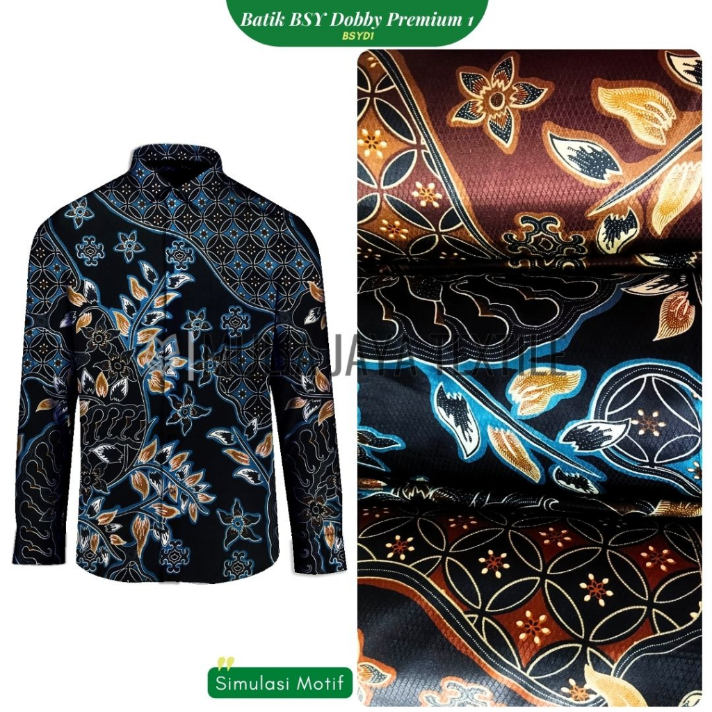 Jual Kain Batik Dobby Premium Lembut Halus Murah Meteran Bahan Batik ...