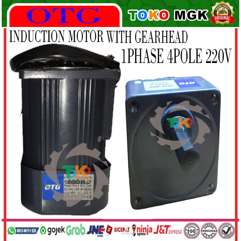 Jual OTG M8IK25GN-C 25WATT W/ G8GN-75K-G s/d 180 INDUCTION GEAR MOTOR ...