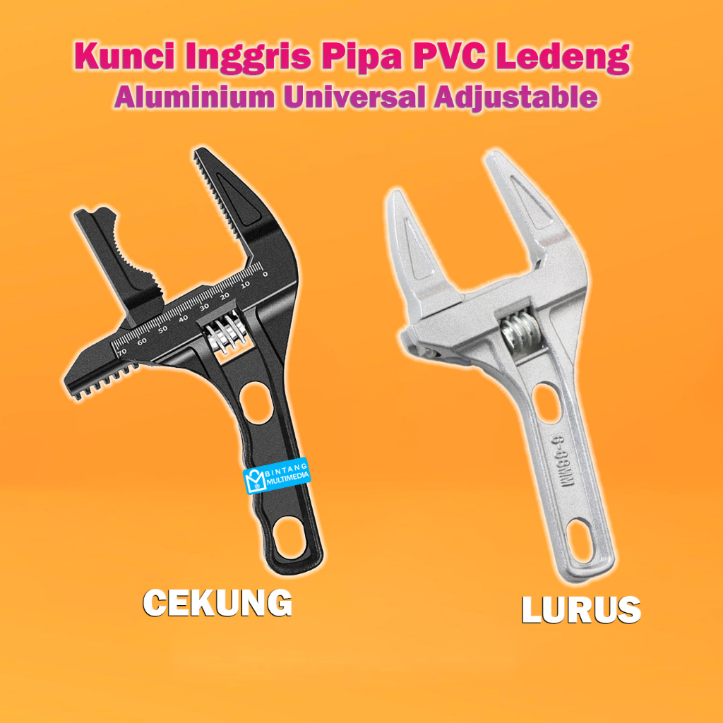 Jual Kunci Inggris Pipa Paralon PVC Ledeng Aluminium Universal ...