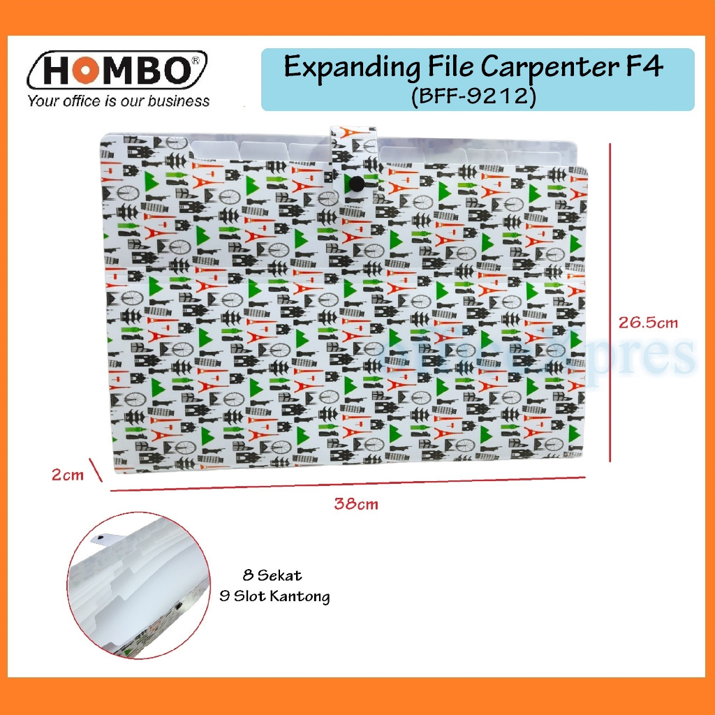 Jual Expanding File F4 / Map Sekat / Expanding Dokumen File 9212 / Map ...