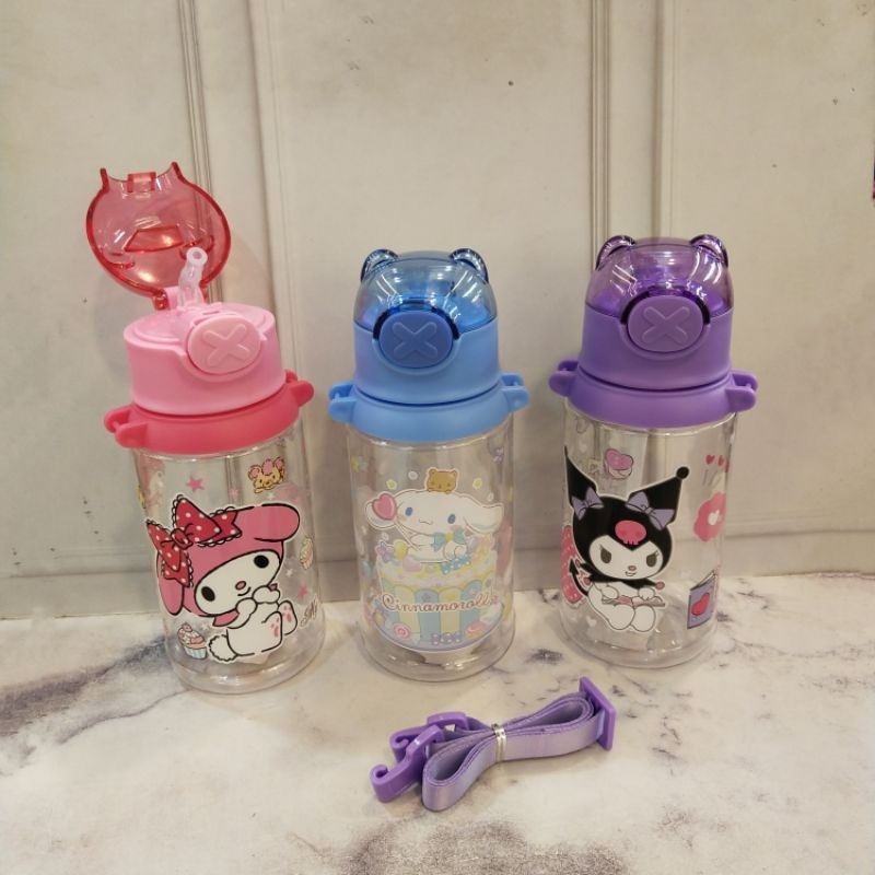 Jual Botol Minum Anak Motif KUROMI, CHINAMONROLL, MY MELODY kode 3906 ...