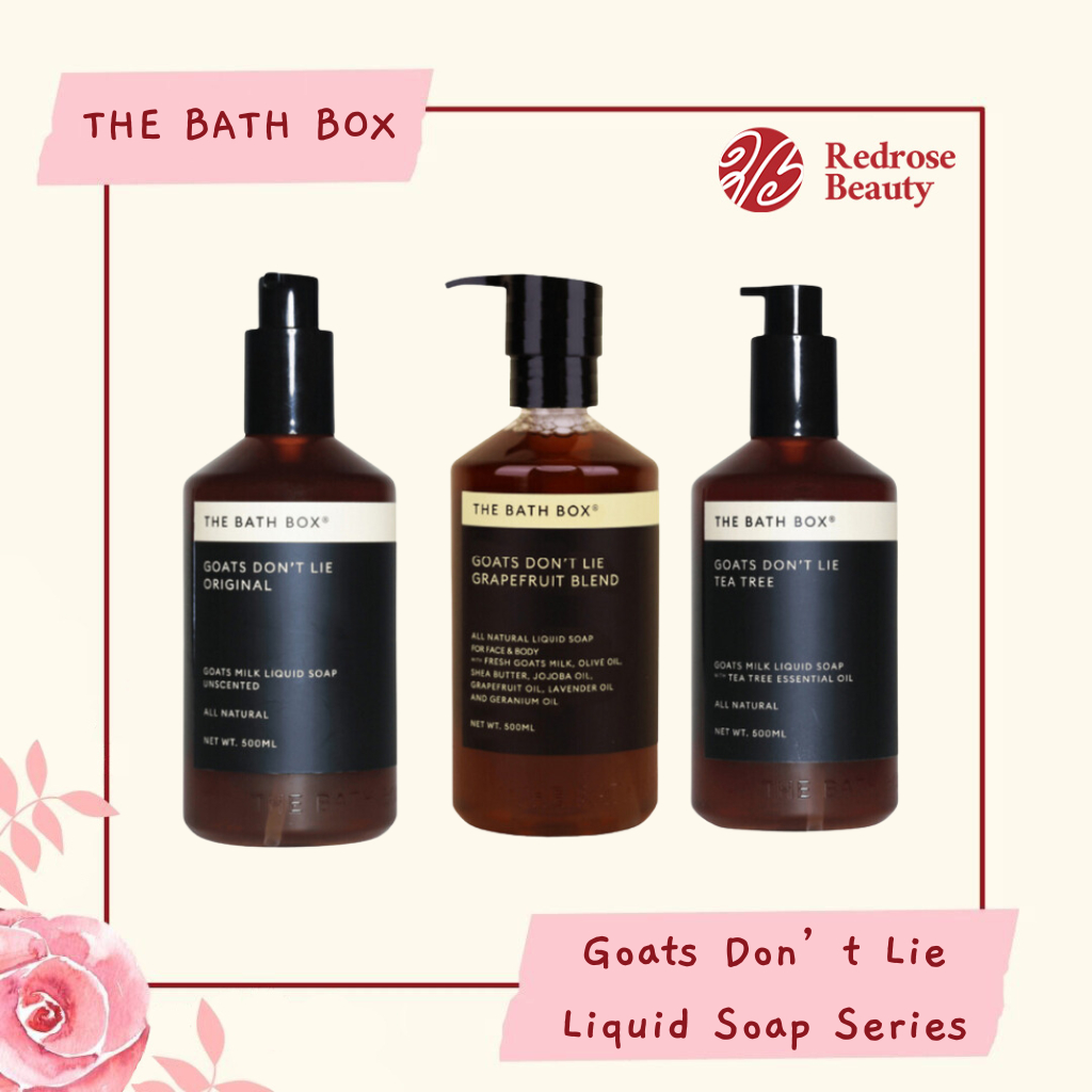 Jual The Bath Box Goats Don't Lie Liquid Soap 300ml / 500ml (Grapefruit ...