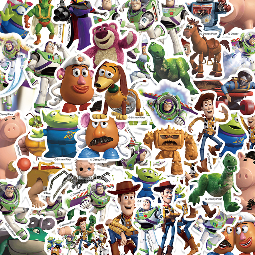 Jual (30 PCS) Sticker Toy Story Glossy Dan Anti Air | Shopee Indonesia