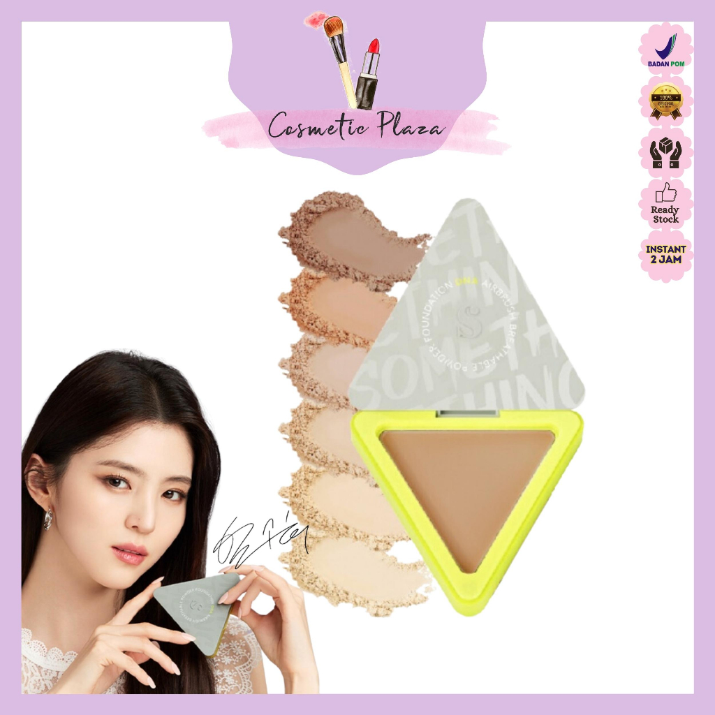 Jual SOMETHINC DNA Airbrush Breathable Powder Foundation Make Up BPOM ...