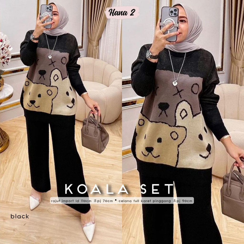 Jual Pakaian Wanita HQ KOALA SET From HAnA2 FASHION STORE | Shopee Indonesia