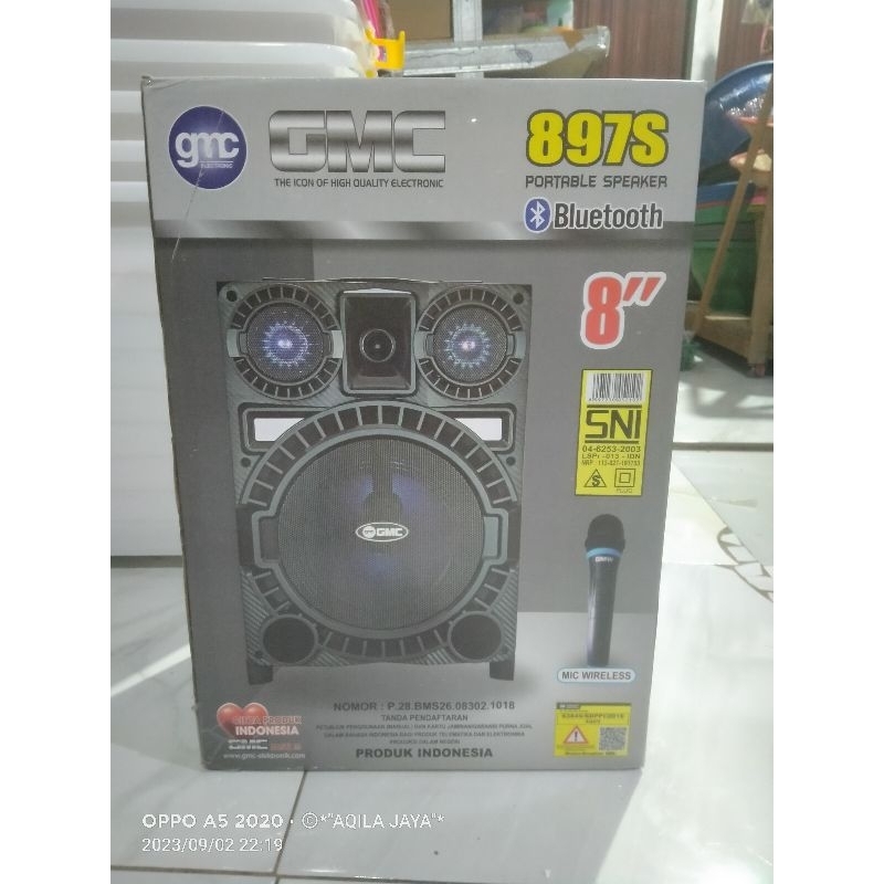 Jual speaker portable/ speaker / speaker GMC 897S | Shopee Indonesia