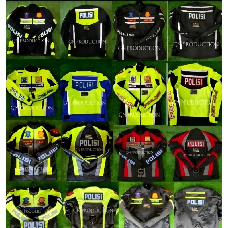 Jual Jaket Polisi Jaket patwal jaket touring Lantas Terbaru Grad A ...