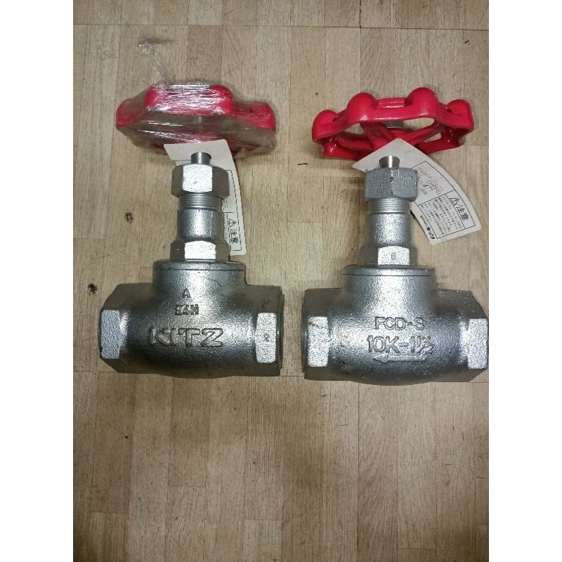Jual Globe Valve 1" Inch Cast Iron Steam 10k KITZ Original | Shopee ...
