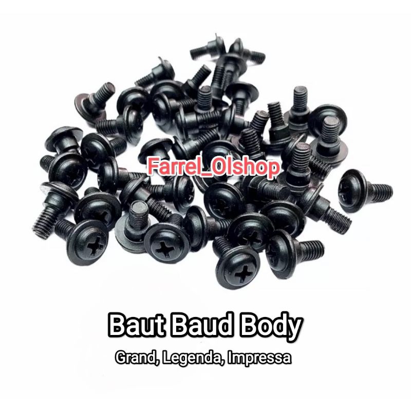 Jual Baut Baud Body Honda Astrea Grand Legenda Impressa HITAM | Shopee ...