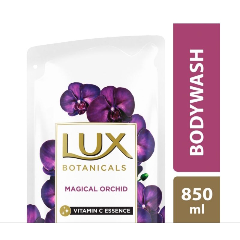 Jual LUX Body Wash Botanicals Magical Orchid / Sakura Bloom Refill 850 ml | Shopee Indonesia