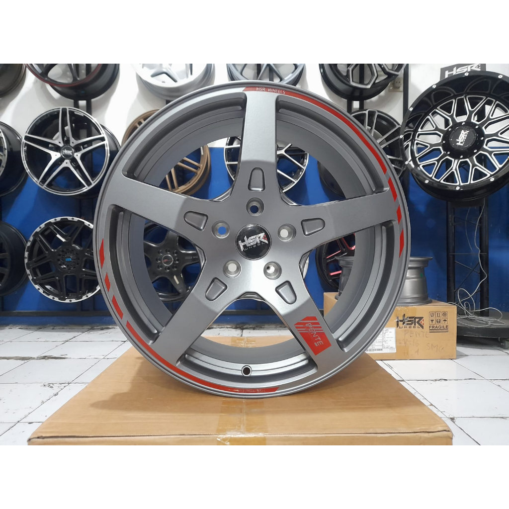 Jual velg racing jdm r18 hsr original harga promo velg civic hrv innova ...