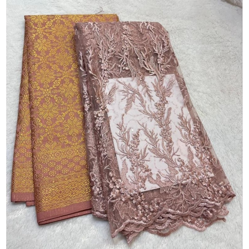 Jual Set/Paket Kain Bridesmaid Tile Payet & Songket semi palembang ...