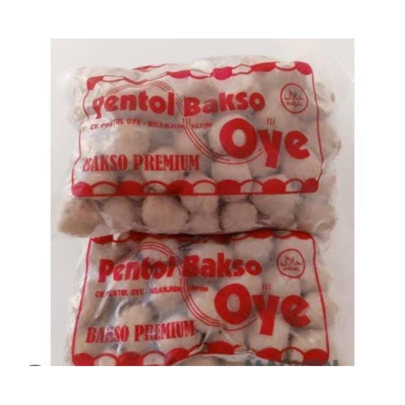 Jual Pentol Bakso Sapi OYE isi 50 biji 500gr | Shopee Indonesia