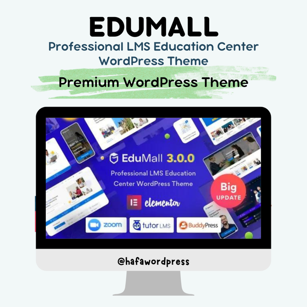 Jual EduMall – Professional LMS Education Center WordPress Theme + Bonus / Template Premium ...