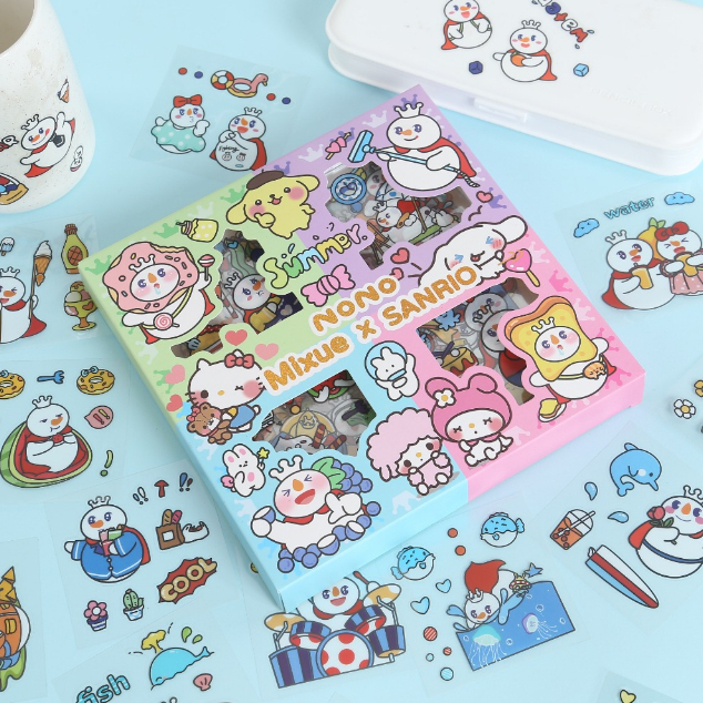 Jual Sticker MIXUE Viral Waterproof Sticker Botol Minum Tumblr Viral ...