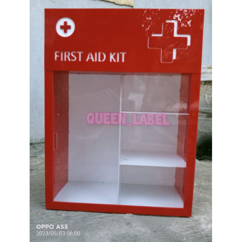 Jual Kotak Medical Akrilik P3K / Kotak Obat Akrilik | Shopee Indonesia