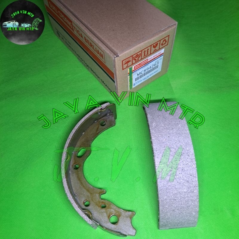 Jual hand brake shoe kampas rem tangan canter ps125t turbo ps135 ps136 ...