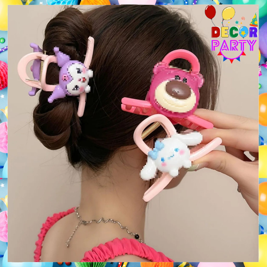 Jual DP Jepit Rambut Anak Model Karakter Kartun Bear Toy Hair Klip Lucu ...