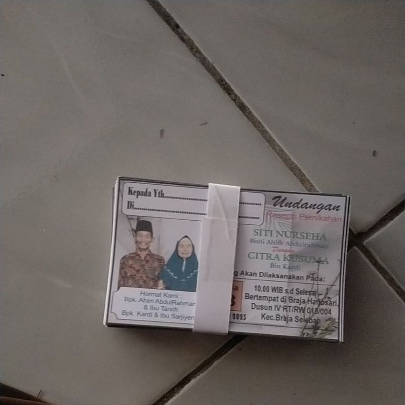 Jual undangan punjungan | Shopee Indonesia