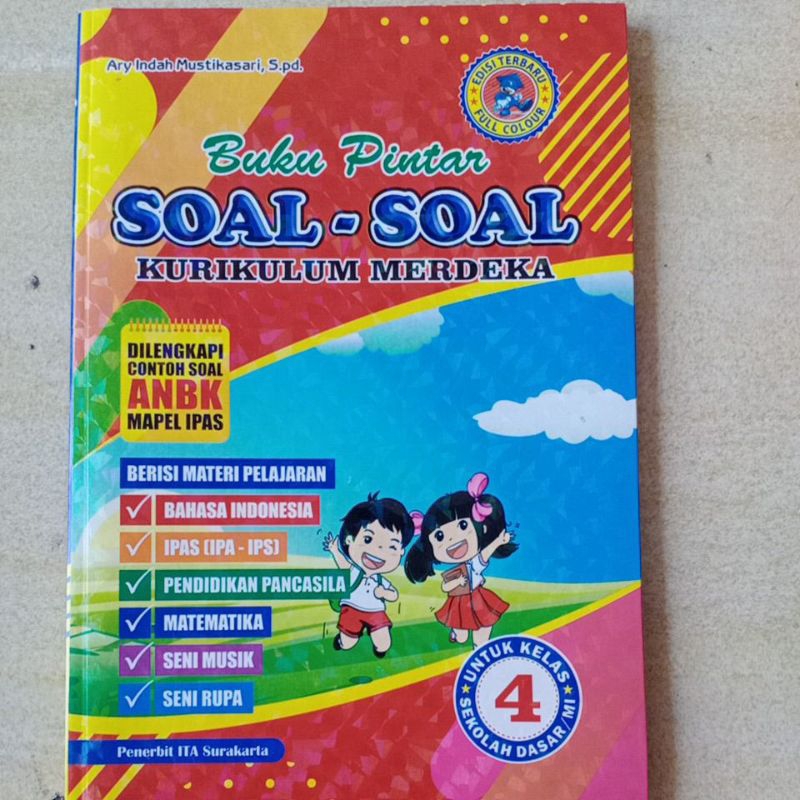 Jual Sukses Pintar Soal Ulangan SD Kelas 1,2,3,4,5,6 full color + Kunci ...